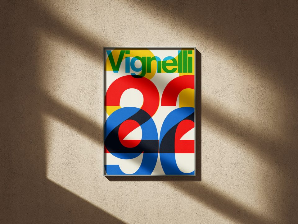 Vignelli 90th anniversary - Studio Size