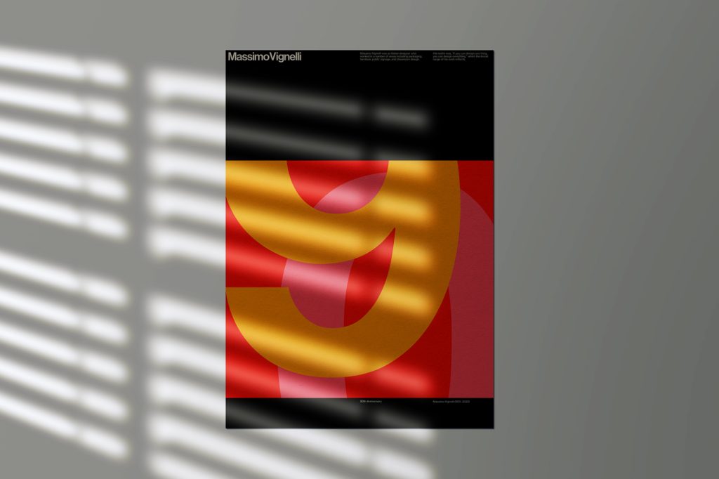 Vignelli 90th anniversary - Studio Size