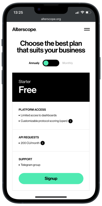 Alterscope - Studio Size